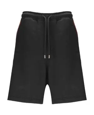 LANVIN High Waist Drawstring Shorts - Black