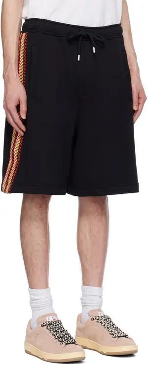 LANVIN High Waist Drawstring Shorts