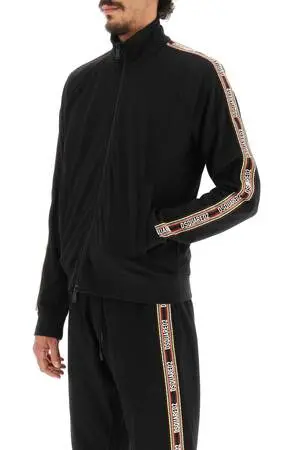 Dsquared2 Embroidered Logo Zip-up Sweatshirt