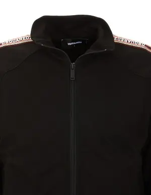 Dsquared2 Embroidered Logo Zip-up Sweatshirt