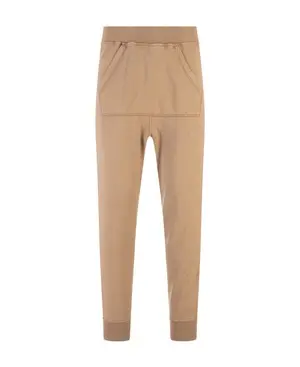 Dsquared2 Tapered Cotton Track Pants - Nude