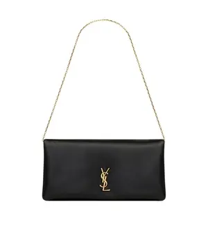 Saint Laurent Calypso Logo Plaque Mini Shoulder Bag