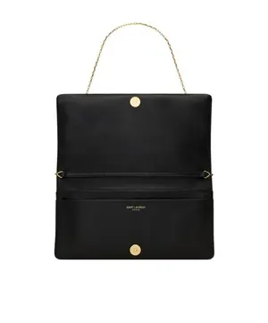 Saint Laurent Calypso Logo Plaque Mini Shoulder Bag