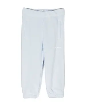 Palm Angels Logo Print Sweatpants - White