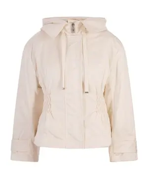 Ermanno Scervino Smocking-detail Hooded Jacket - Pink
