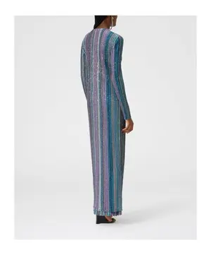 Missoni Sequinned Pleated Knit Long Cardigan
