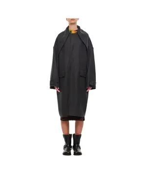 Plan C Felted Coat - Black