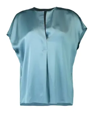 Vince Silk Blouse - Blue