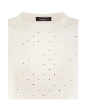 Fabiana Filippi Embellished Crewneck T-shirt