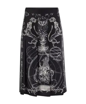 FABIANA FILIPPI Fabiana Filippi Graphic Printed Pleated Midi Skirt
