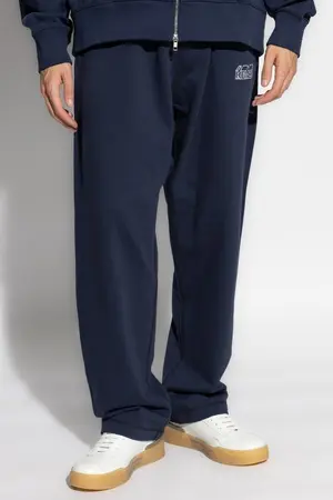 Kenzo Logo Embroidered Straight-leg Sweatpants