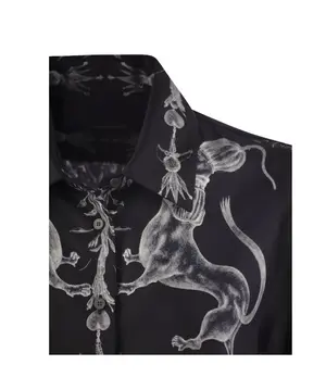 Fabiana Filippi Long Sleeve Graphic Print Shirt