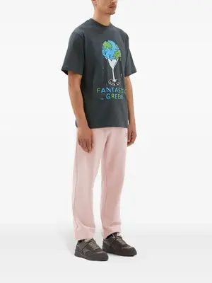 MSGM Graphic-print Cotton T-shirt
