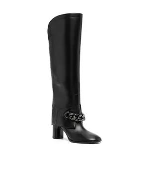 Casadei Varenne 100mm Chain-link Trim Boots
