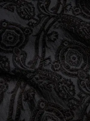 Etro Chenille Jacquard Belted Coat