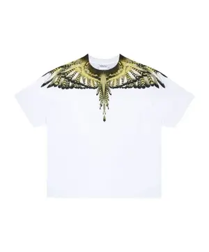 MARCELO BURLON COUNTY OF MILAN Wings Printed Crewneck T-shirt - White