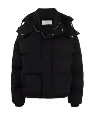 AMI Paris De Coeur Padded Puffer Jacket - Black