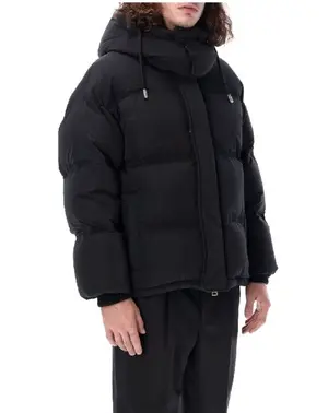 AMI Paris De Coeur Padded Hooded Down Jacket