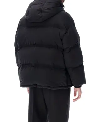 AMI Paris De Coeur Padded Hooded Down Jacket