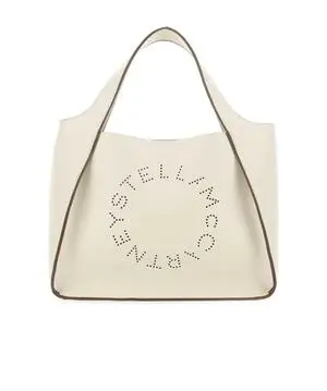 Stella McCartney Stella Logo Top Handle Bag - White