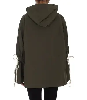 Palm Angels Striped Hooded Jacket