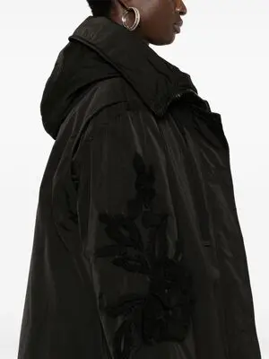Ermanno Scervino Floral-appliqué Puffer Jacket