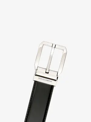 Dolce & Gabbana Dolce Gabbana Logo Engraved Buckle Belt
