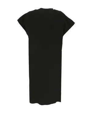 Rick Owens Draped-detail V-neck Dress