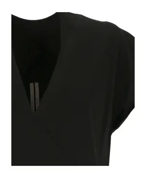 Rick Owens Draped-detail V-neck Dress