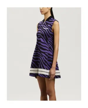 Palm Angels Zebra-print Shift Minidress