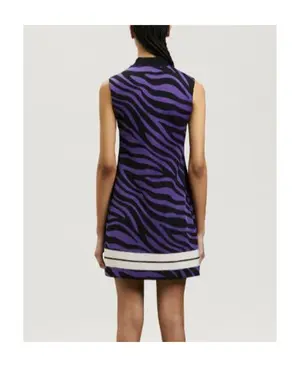 Palm Angels Zebra-print Shift Minidress