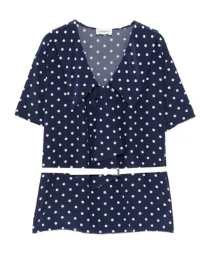 P.a.r.o.s.h Sbillo Polka-dot Blouse - Blue