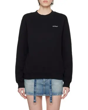 Off-White Logo Printed Crewneck Sweatshirt