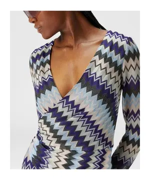Missoni Zigzag-pattern Mini Dress