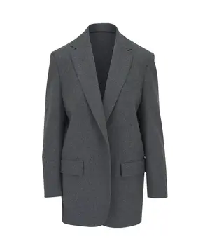 Brunello Cucinelli Wool-cashmere-blend Blazer - Grey