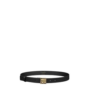 Dior Miss Graffiti Belt - Black