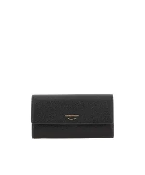 Emporio Armani Logo-debossed Press-stud Fastened Wallet
