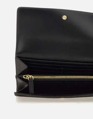 Emporio Armani Logo-debossed Press-stud Fastened Wallet