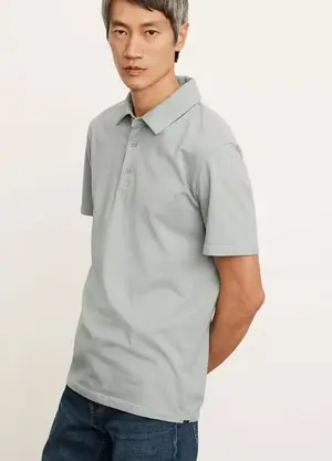 Vince Short-sleeved Polo Shirt