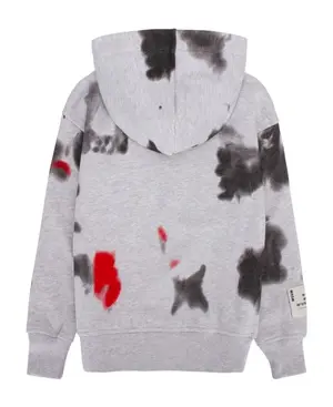 MSGM Teen Tie-dye Logo-print Hoodie