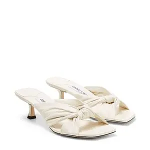 JIMMY CHOO Avenue Heel Muller Sandals