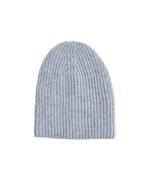 Fabiana Filippi Sequin Embellished Ribbed-knit Beanie - Gray