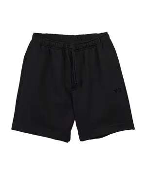 Y3 French Drawstring Terry Track Shorts - Black