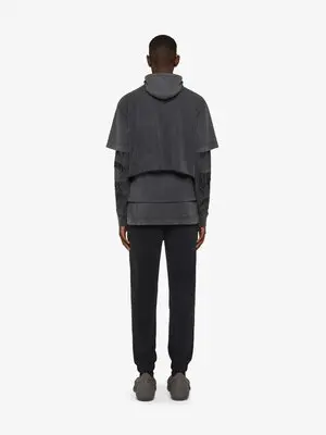 Givenchy Slim Fit Jogger Pants In Felpa With Patchs