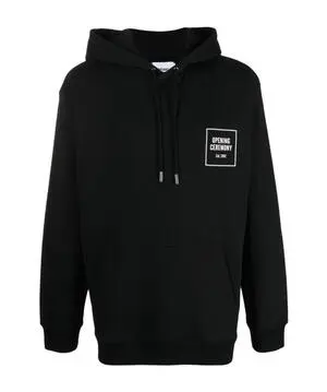 Opening Ceremony Graphic-print Hoodie - Black