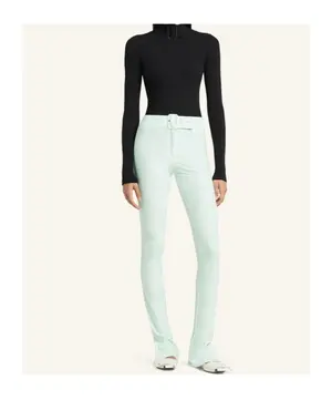 COURREGES Courrèges Buckle Rib Knit Sweater
