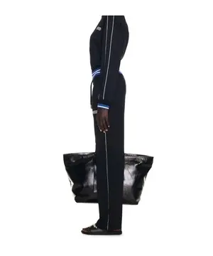 Off-White Drawstring Straight Leg Pants