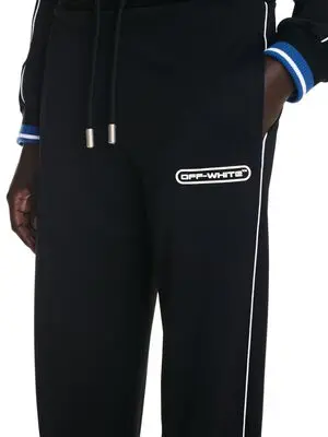 Off-White Drawstring Straight Leg Pants