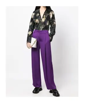 Vince Floral Print Silk Shirt