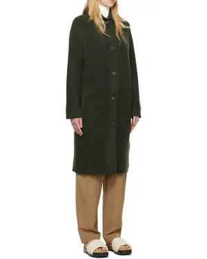 Vince Single-breasted Cardigan Coat